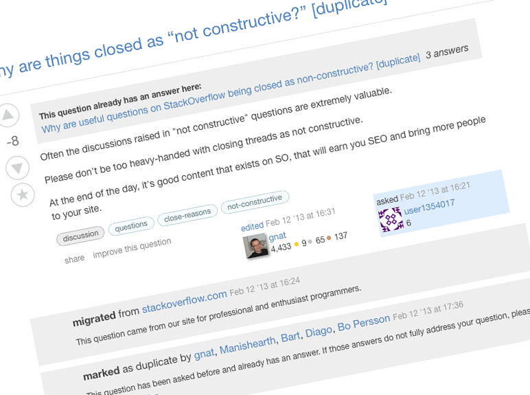 Stack Overflow Has Eaten Itself